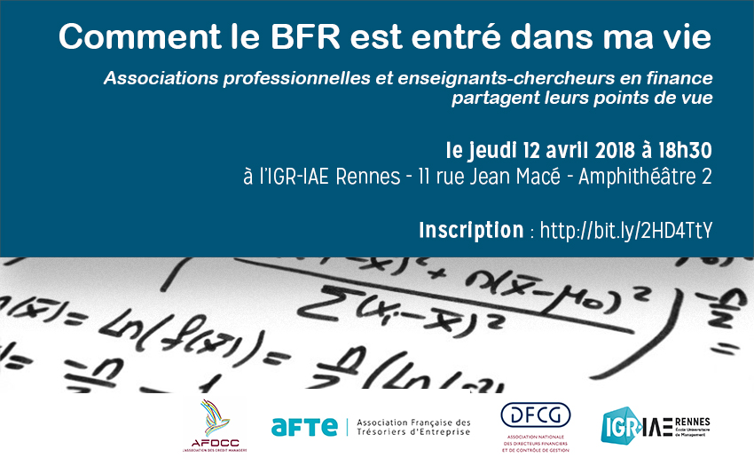 Conférence "Comment le BFR est entré dans votre vie"