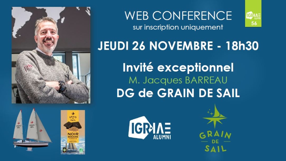 Vidéo de la rencontre avec Jacques BARREAU de Grains de Sail